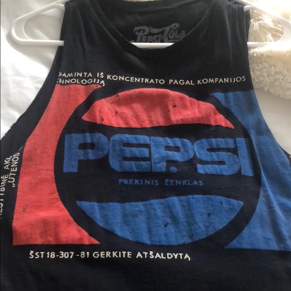 Tops | Vintage Pepsico Baggy Tank | Poshmark